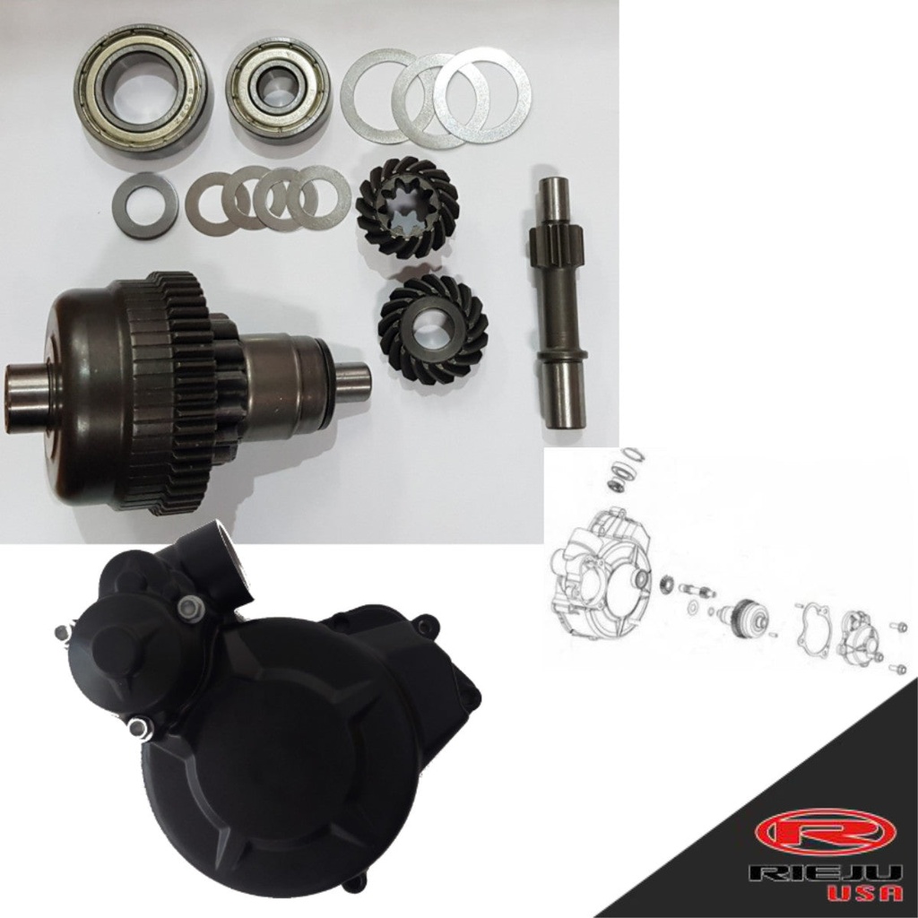 RJ - Kit, Starter Repair, Bendix + Cover, 'Improved', RIEJU/GasGas, 0/005.480.9103 | CPD-USA
